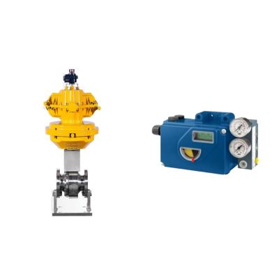 China Chinese Pneumatic Control Valve With Intelligent Original Foxboro SRD991 Valve Positioner for sale