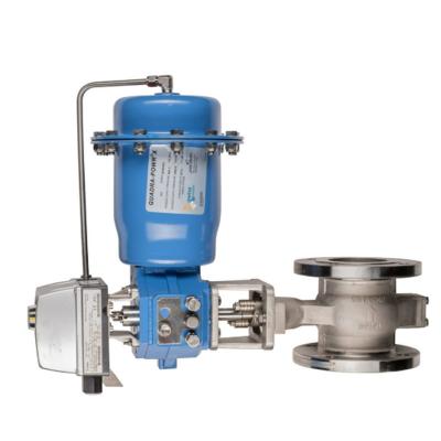 China Chinese Control Valve With Neles Valve Positioner ND9000 ND7000 and pnematic actuator for sale