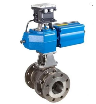 China Chinese Control Valve With Neles Valve Positioner NDX Mesto and pnematic actuator for sale