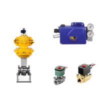 China Chinese Pneumatic Control Valve With Intelligent Original Foxboro SRI990 Valve Positioner  And ASCO Solenoid Valve for sale
