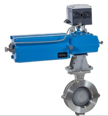 China Chinese Control Valve With Neles Valve Positioner NDX Mesto And Pnematic Actuator for sale