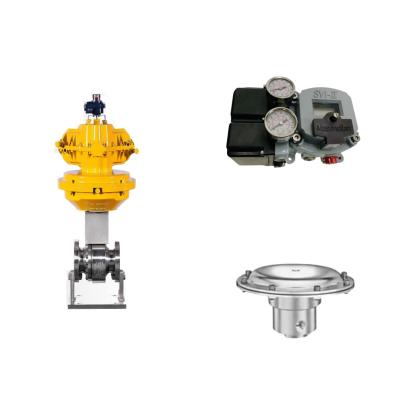 China Pneumatic Control Valve With Masoneilan SVI2-22123121 Positioner And Tescom 44-4600  Pressure Regulating Valve for sale