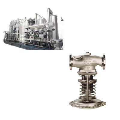 China Natural Gas Skid With Samson 41-23 Stainless Steel Self-Operated Pressure Reducing Valve for sale
