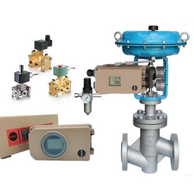China Asco Solenoid Valves W/ Samson 3730-3 Digital Positioner And Chinese Pneumatic Valve Body For Samson Flow Control Valve for sale