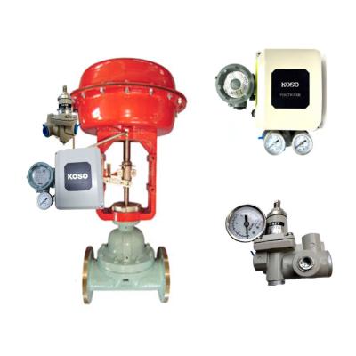 China Pressure Reducing Valve KOSO  PRF300 PRF400  And EPA 801 Valve Positioner With Chinese Brand Control Valve for sale