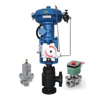 China Flow Control Valve With Flowserve 3200MD Valve Positioner ASCO Solenoid Valve for sale