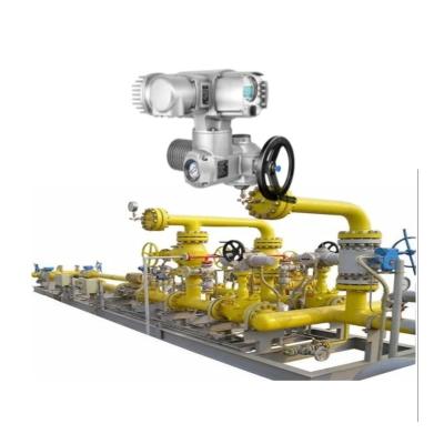 China The Flow Control Valve Skid is equipped with Auma electric valve SQV and SQRV serial variable frequency actuators for sale