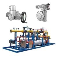 China The Pressure/Flow Control Skid is equipped with SAR 07.2/SAR 16.2 Auma electric actuator and AC/AM control unit for sale