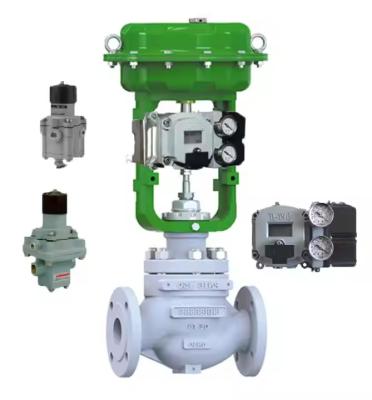 China Chinese Valve Advanced Stainless Steel Carbon Top Body Control Valve With Masoneilan SVI2 Valve Positioner for sale