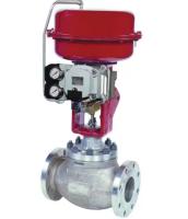 China Chinese Valve Double Port Valve Advanced Stainless Steel Carbon Top Body With Masoneilan SVI2 Valve Positioner for sale