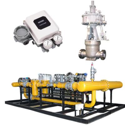 China Flow Control Valve Skid And KOSO 400H Control Valve 5200LA/6100LA Pneumatic Actuator EP800 Positioner CL420/CL523 Lock Valve for sale