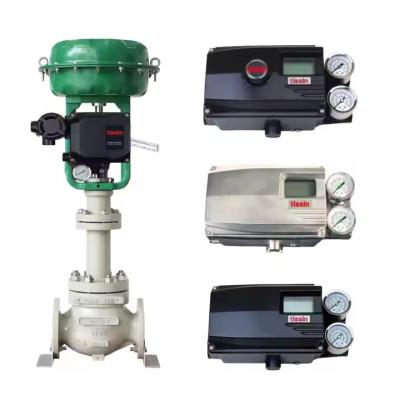 China Stock supplier Tissin valve positioner TS600 TS800 SMC filter regulator with Chinese actuator as Control Valves for sale