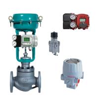 China Straight Angle Type Top Guide Valve With Masoneilan SVI2 Valve Positioner And 78-40 Regulator Suitable For Electric Power for sale