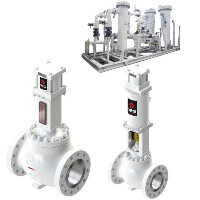 China VRG Pneumatic Linear Control Valves LHPA-DA LHPA-SR Address Characterized Flow and Noise Attenuation for Natural Gas Control for sale