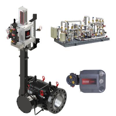 China VRG Rotary Control Valve Packages Modular Customized Valve Gas Positioner Pilot Controllers for Natural Gas Control Industry for sale
