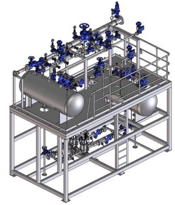 China Chinese Non-standard Heat Recovery Skid Customized Solutions Bithermo Safety Valve Steam Flow Meter Steam Trap Control Valve for sale