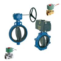 China Keystone F990 Series Butterfly Valve Pneumatic Actuator And Asco Solenoid Valve For Power Plant for sale