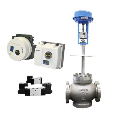 China China WUZHONG High Pressure Balanced Cryogenic Control Valve and Neles ND7000 Intelligent Valve Controller for sale