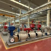 China China WUZHONG High Pressure Balanced Cryogenic Control Valve and Neles ND7000 Intelligent Valve Controller for sale