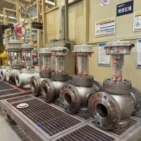 China China WUZHONG High Pressure Balanced Cryogenic Control Valve and Neles ND7000 Intelligent Valve Controller for sale