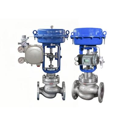 China Masoneilan SVI1000 SVI2 SVI3 Intelligent Valve Positioner And China Plunger Type Single Seat Pneumatic Control Valves for sale