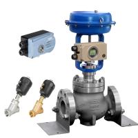 China Light Yellow Samson Positioner 3730-3 Burkert Valve and Positioner Control Ball Valve for sale