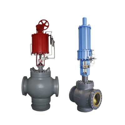 China Three Way Control Valve Pressure Balanced Caged Control Valve Samson 3730 Type Electro Pneumatic Valve Positioner HART for sale