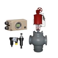 China Three Way Control Valve Pressure Balanced Caged Control Valve Samson 3730 Type Electro Pneumatic Valve Positioner HART for sale