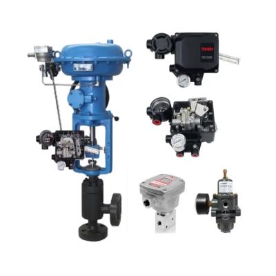 China Electric  Control Valve With Tissin Smart Valve Positioner TS600 Series Pneumatic Positioners And Asco Solenoid Valve for sale