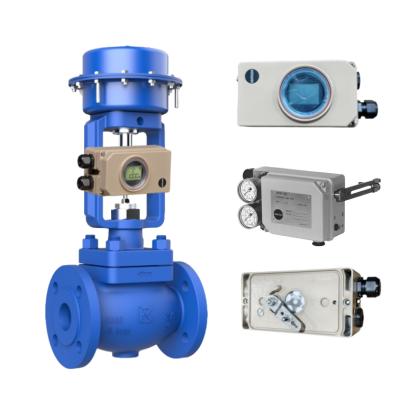 China Light Bule Pneumatic Control Ball Valve Spirax Sarco Valve And Samson 3730-3/4763/3725 Control Valve Positioner for sale