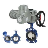 China Flange DN25-DN300 New Pneumatic Butterfly Valve Keystone F990 Series and AUMA Electric Actuator for sale