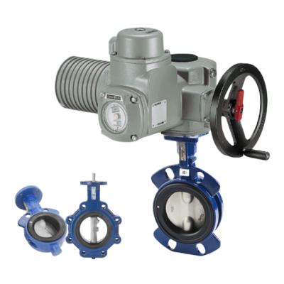 China Flange DN25-DN300 New Pneumatic Butterfly Valve Keystone F990 Series and AUMA Electric Actuator for sale