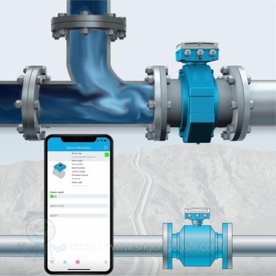 China New DN25 DN900 Endress Hauser Liquid Measurement Electromagnetic Flowmeter Proline Promag W800 W400 Water Flow Meter for sale