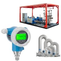 China Pressure reducing regulator with Endress+Hauser Proline Prowirl D 200 vortex flowmeter and Cerabar PMP71B pressure transmitter for sale