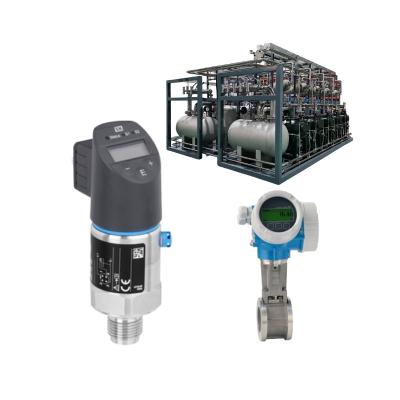 China Pressure reducing regulator with Endress+Hauser Proline Prowirl D200 vortex flowmeter and Cerabar PTC31B temperature transmitter for sale