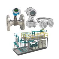 China Flow control valve assembly with Endress+Hauser ProlineProwirl R200 flowmeter and Deltabar PMD78B differential pressure transmitter. for sale