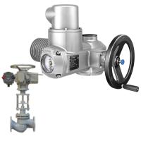 China Motorized ball valve with an AUMA GS part-turn gearbox and SA multi-turn modular universal electric actuator. for sale