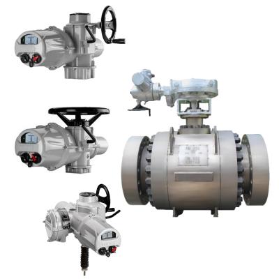 China Stainless Steel Rotork Electric Actuated Valves Electric Actuator Ball Valves Flow Control Valve for sale