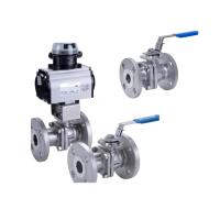 China Famous On-off Valve KTM K-Ball Figure 190 Floating Ball Valve Keystone Actuator  Topworx Limited Switch for sale