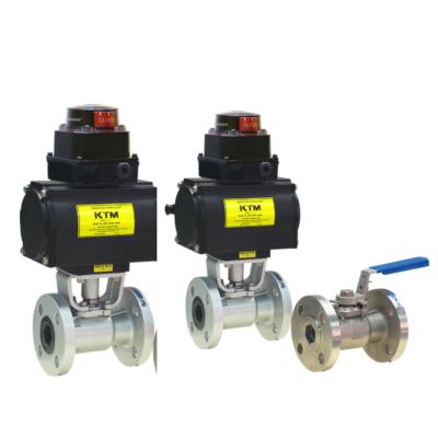 China Famous KTM Valve On-off Valve  EB7 Unibody Floating Ball Valve Keystone Actuator  Topworx Limited Switch for sale