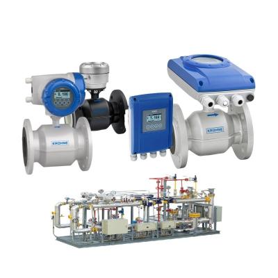 China Liquid Flow Monitoring Meter KROHNE OPTIFLUX 2050 2100 2300 Flange Electromagnetic Flow Meter Food & Beverage Flow Meter for sale
