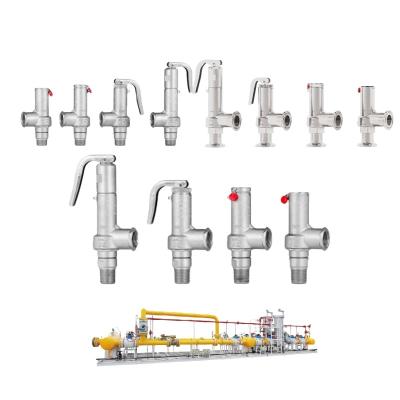 China Brand New VYC 995 985 964 Safety Valve Steam Air Gas Industrial Pressure Relief Valve for Boilers Process Lines for sale