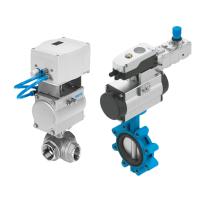 China Festo On Off Ball Valve with CMSH Digital Valve Positioner for sale