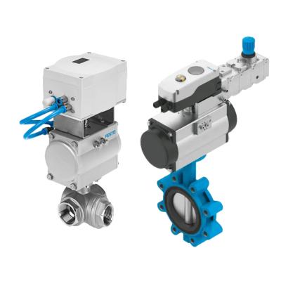 China Festo On Off Ball Valve with CMSH Digital Valve Positioner for sale