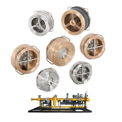 China Industrial Pipelines VYC Disc Piston Check Valve 1/4 Brass 304 316 Non-Return Valve for Water Steam Gas for sale