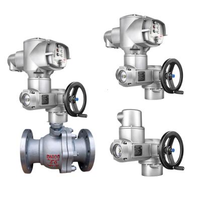 China Chinese Ball Valve Butterfly Valve and Auma SQ Series Part-turn Actuators with AM Actuators Control Unit for sale
