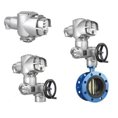 China Chinese Butterfly Valve Ball Valve Body and Auma SQ Series Part-turn Actuators with AM Control Unit for sale