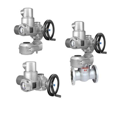 China Chinese Gate Valve Body AUMA SA Multi-turn Electric Control Valve Actuators with GST Spur Gearboxes for sale