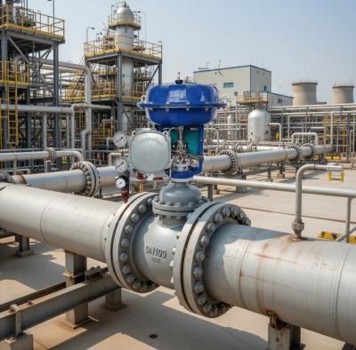 China Chinese Pneumatic Control Valve with SVI1000G SVI1000 PR G IM Masoneilan Valve Positioner SVY and Asco Regulator for LPG for sale