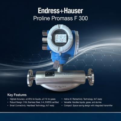 China Endress Hauser E+H Proline Promass F 300 Industrial Flow Measurement Coriolis Flowmeter Price for sale